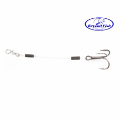 Fluorocarbon Stinger Rig Wholesale, Wire Leader for Pike Fishing